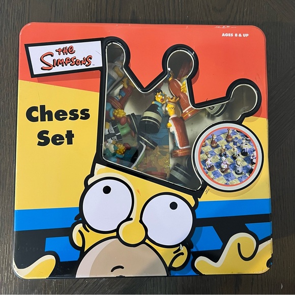 Games | Simpsons Chess Set | Poshmark